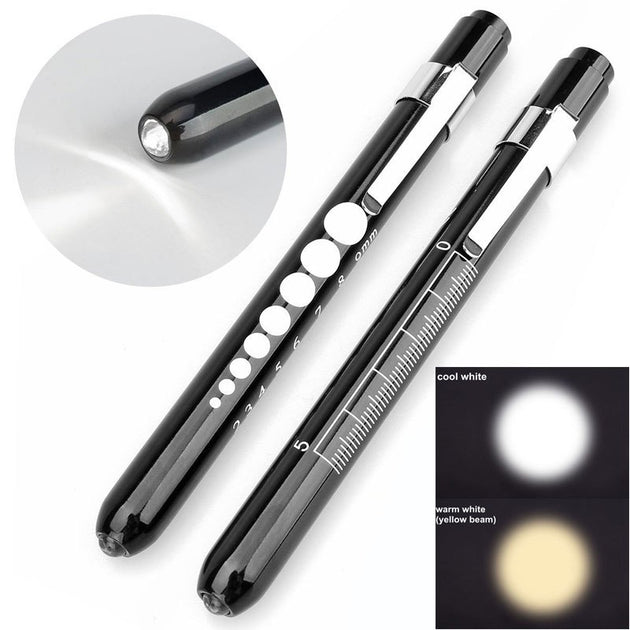 Multi Colors Medical Penlight First Aid LED White or Yellow Pen Light ...